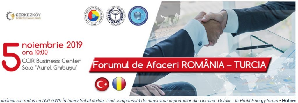 Forum de afaceri România-Turcia - Camera de Comert, Industrie si Agricultura Botosani